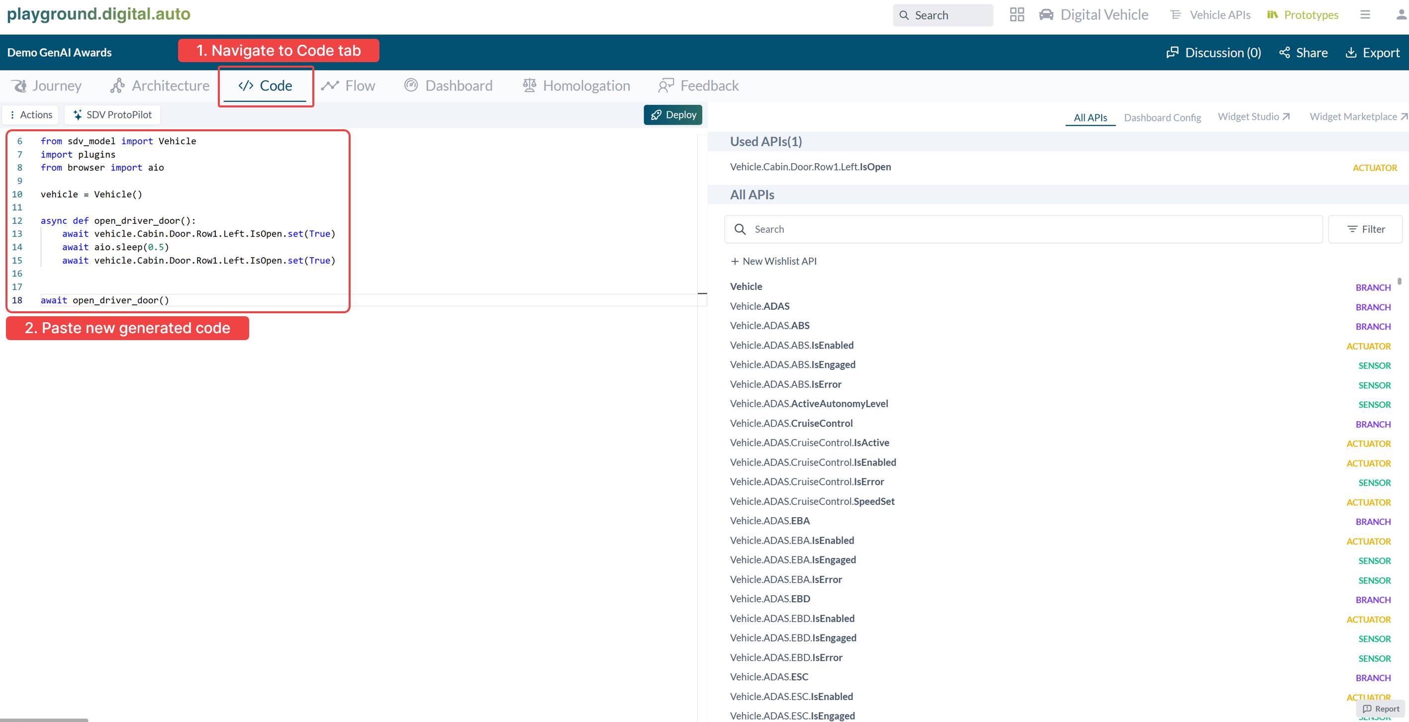 Build your GenAI :: digital.auto playground documentation